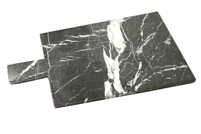 Marmor skærebræt sort. - Netkvik